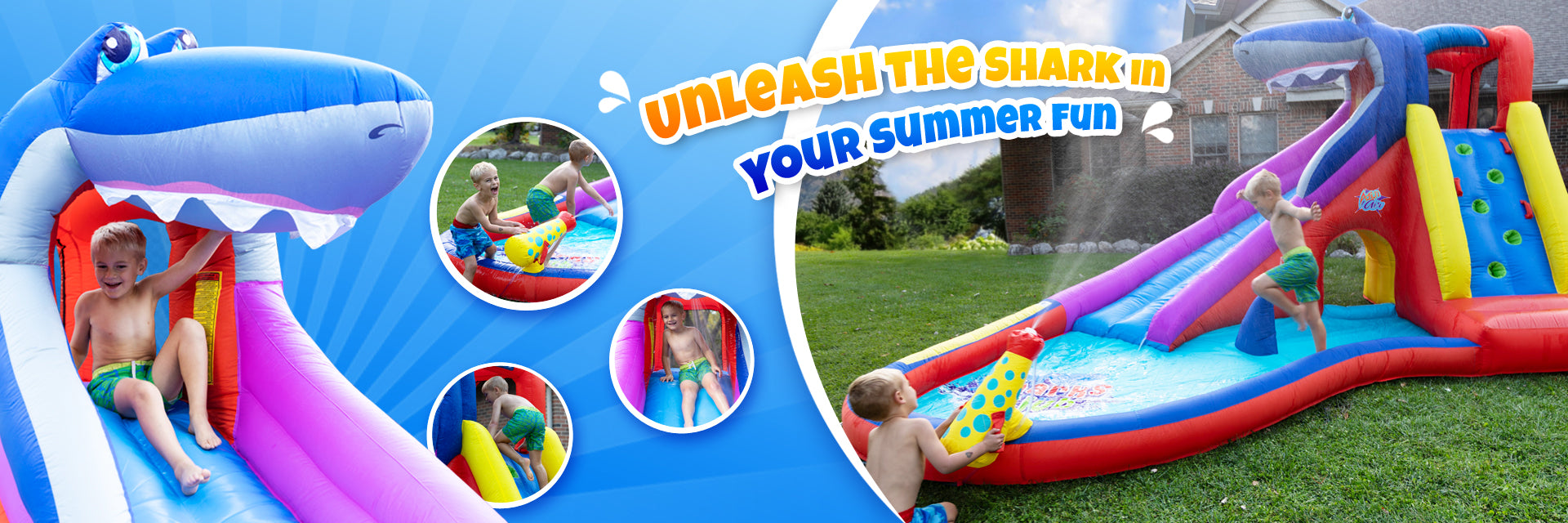 Inflatable Bounce Houses & Water Slides for Kids | Action Air