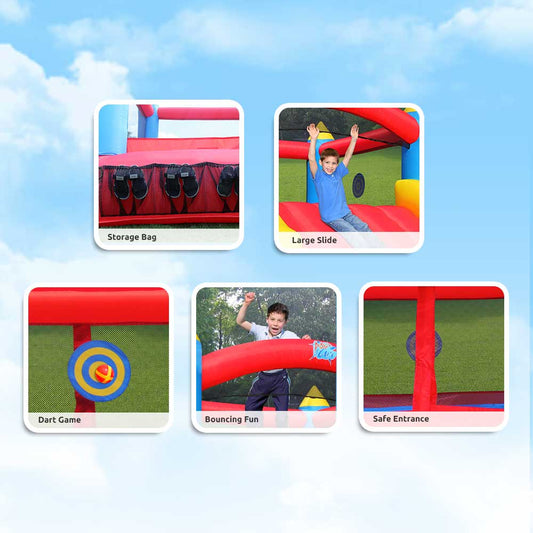Action Air Bounce House with Slide - Year-round Fun and Adventure ...